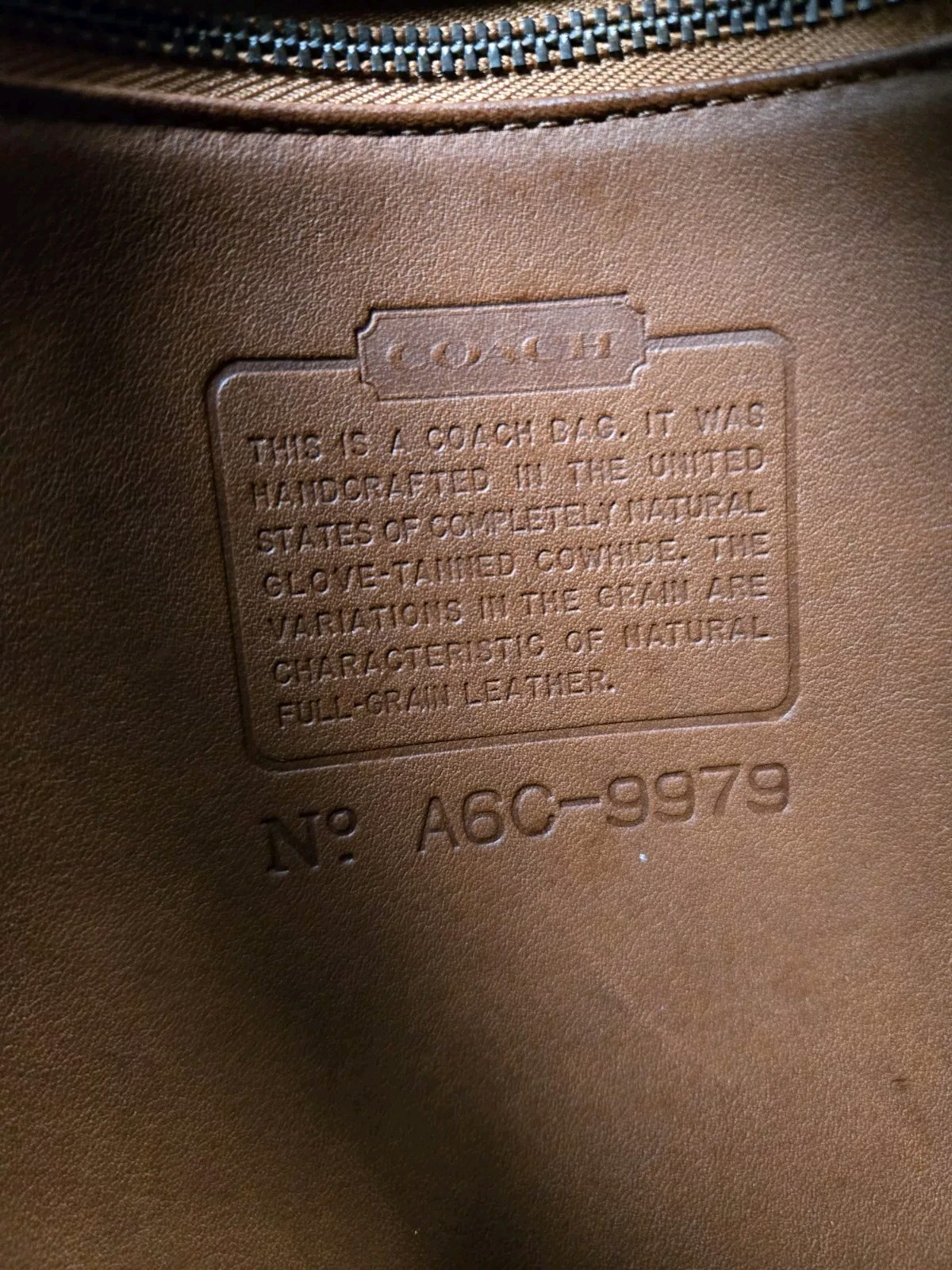 Vintage Coach Large Sidepack 9979 British Tan Made In USA | eBay