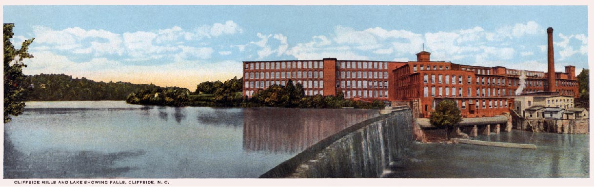 EARLY 1900'S PANORAMIC VIEW 5.5 BY 17 INCHES CLIFFSIDE, NC ENLARGED ...