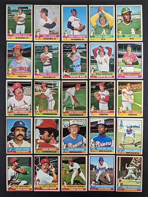 1976 Topps Baseball Set Break 25 Cards | eBay