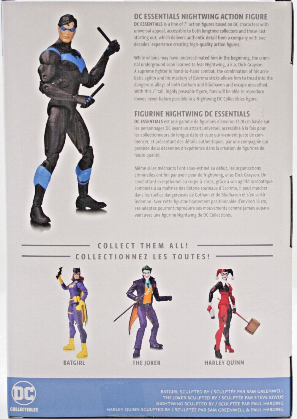 DC Essentials - Nightwing 7" Figure (DC Collectibles 2019) Batman Robin ...