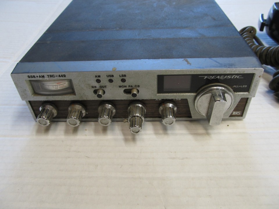 REALISTIC TRC-449 CB RADIO 40 CHANNELS AM/USB/LSB - FOR PARTS NOT ...