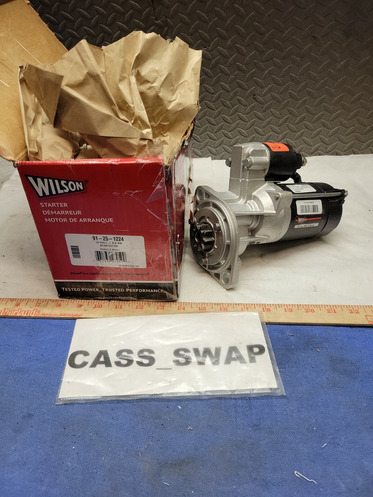 Wilson 17291 Remanufactured Starter 91-27-3082 SR106978A AM104123 ...