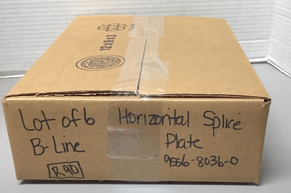 Lot of 6 B-Line 9SS6-8036 Horizontal Adjustable Splice Plate, Stainless ...