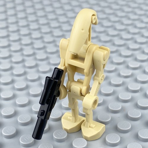 LEGO Star Wars Battle Droid Minifigure w/ One Straight Arm and Blaster ...