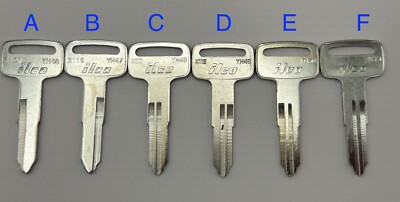 2 Key Blanks Yamaha Motorcycle ATV XJ XS Blank Maxim Seca, SR, YX, FJ ...