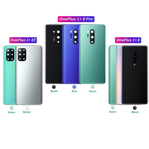 For OnePlus 8 / 8T /8 Pro Glass Battery Back Cover Housing Case With ...