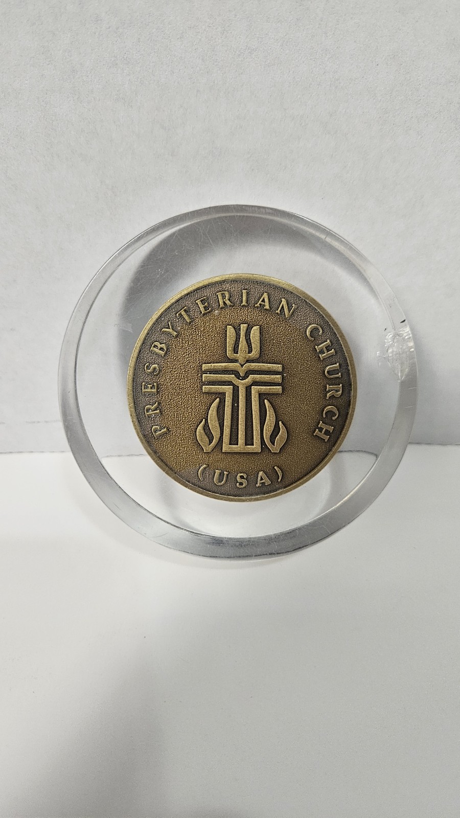 Presbyterian Church Louisville KY Bronze Medallion in Clear Acrylic ...