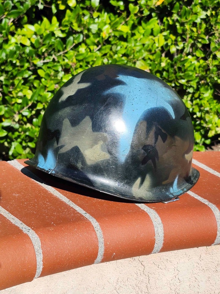 Vietnam War South Vietnamese ARVN 30th Ranger Battalion M1 Helmet Shell ...