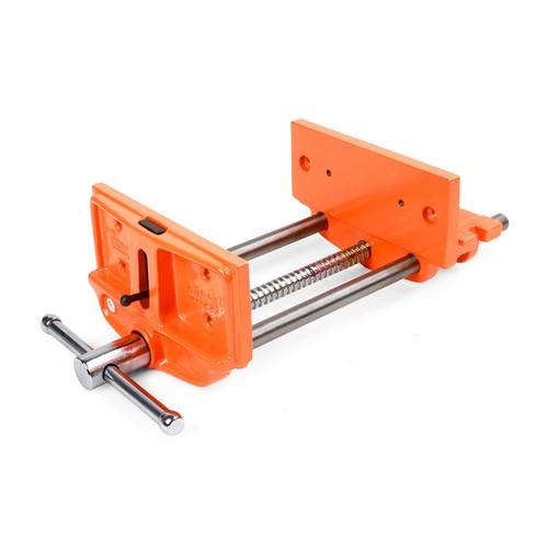 27091 Medium Duty Woodworker's Vise, Orange, Grey, 9-Inch By 7-Inch ...