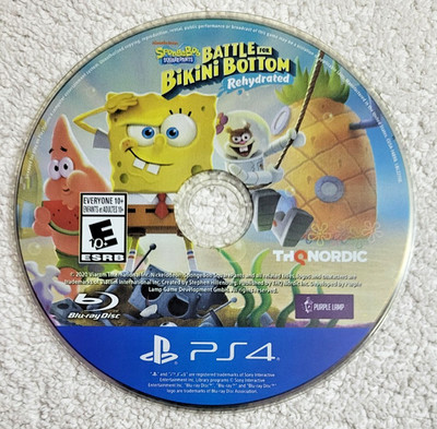Spongebob Squarepants Battle for Bikini Bottom Rehydrated PlayStation 4 ...