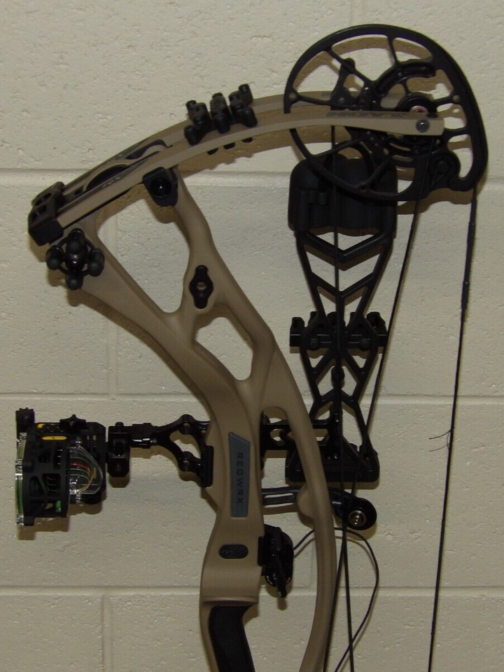 NEW Loaded Hoyt Carbon RX-7 Bow Package- Buckskin RedWrx RX7-60 lb, 25 ...