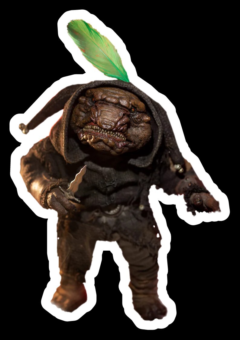 Cat's Eye Troll 3.5 inch Sticker Hole In The Wall UV& Waterproof indoor ...