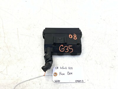 07 08 INFINITI G35 UNDER HOOD FUSE BOX OEM | eBay