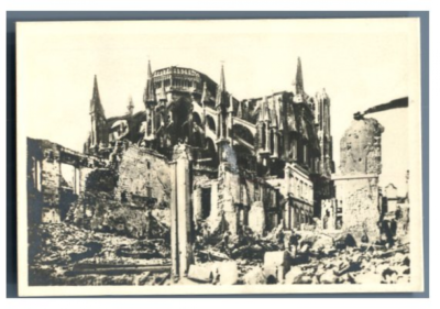 France, reims, apse of the cathedral vintage print. silver drawing 5 | eBay