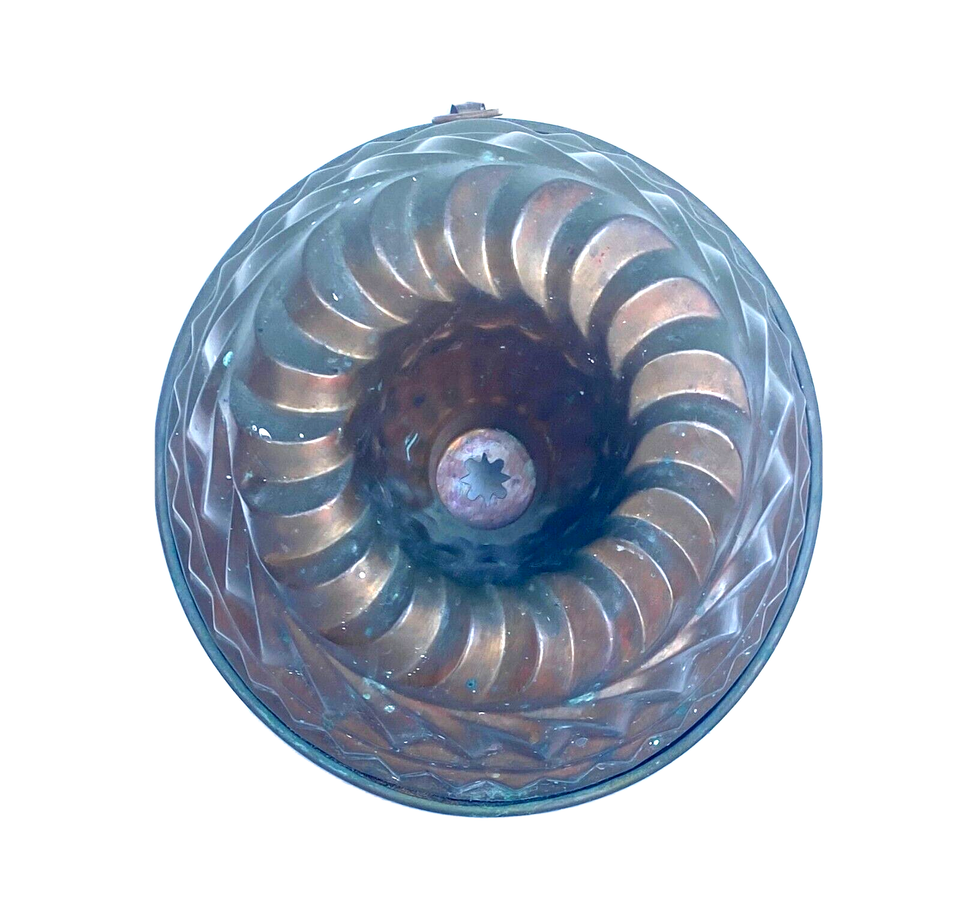 Antique Ring Jelly, Aspic Food Mold, Copper with Zinc Lining; - Germany ...
