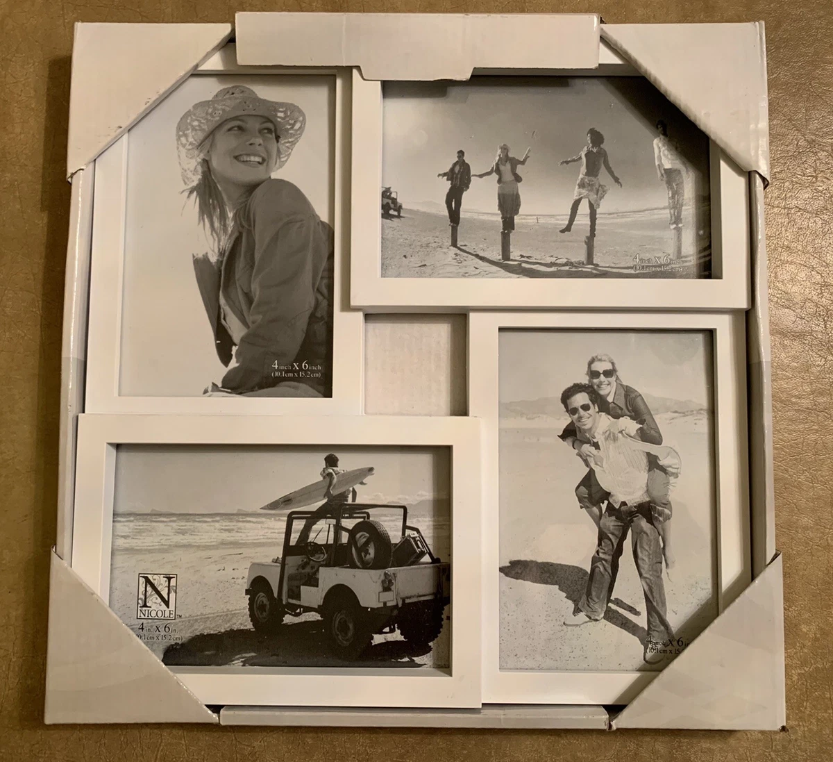 Vintage White Collage Frames