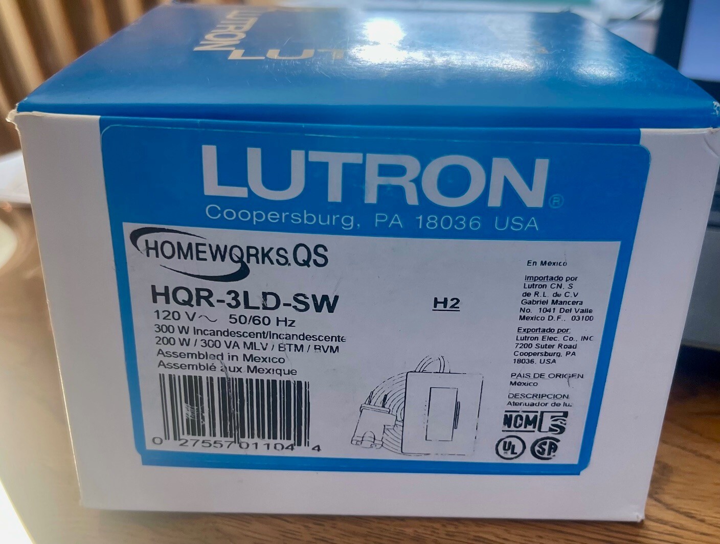 Lutron HomeWorks QS RF Lamp Dimmers Snow White HQR-3LD-SW - Brand New ...