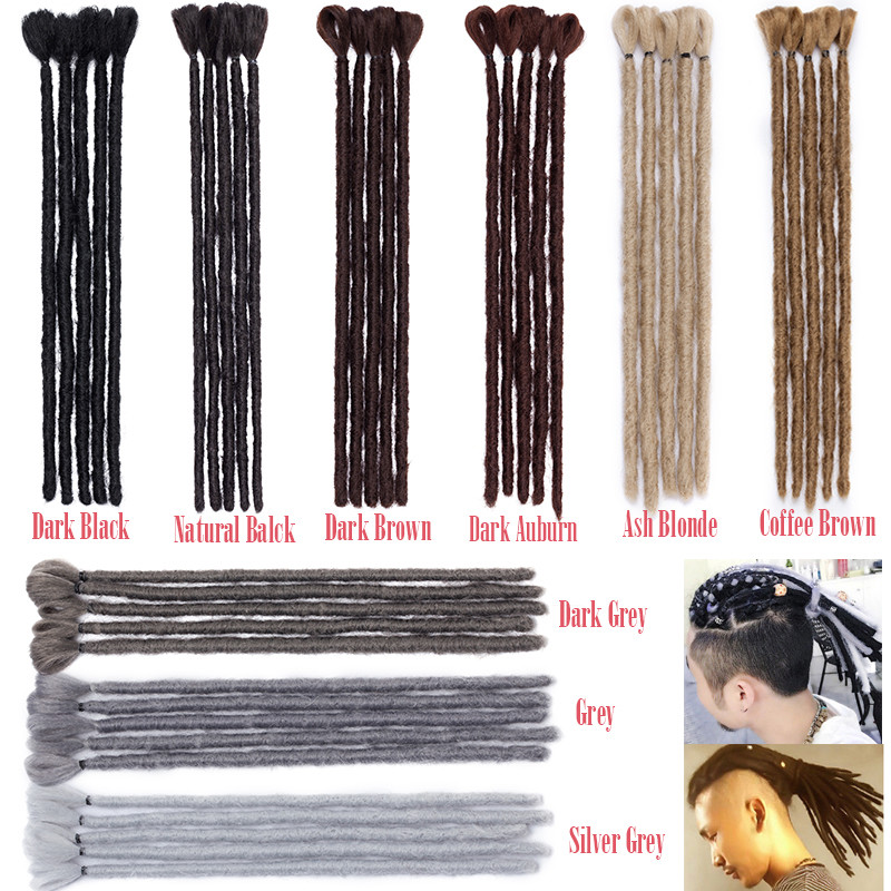 12" Dreadlock Hair Extensions Single Ended Twist Crochet Braids Dreads ...