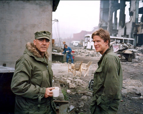 R. Lee Ermey and Matthew Modine on Full Metal Jacket Set 1987 Photo | eBay