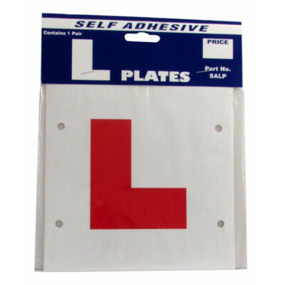 CASTLE PROMOTIONS L Plates - Self Adhesive - Pair SALP [AU] | eBay ...