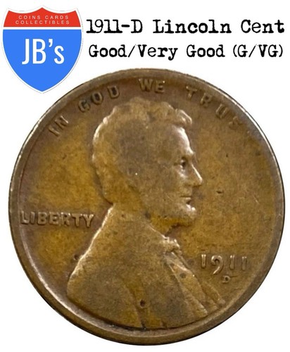1911-D Lincoln Wheat Cent Penny Good/Very Good (G/VG) | eBay