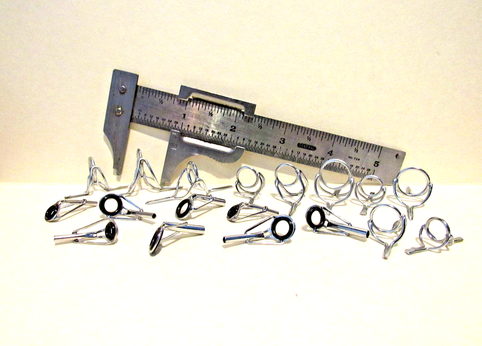 Freshwater Casting Rod Guides & Tip-Tops - Asst Sizes - Unbranded ...