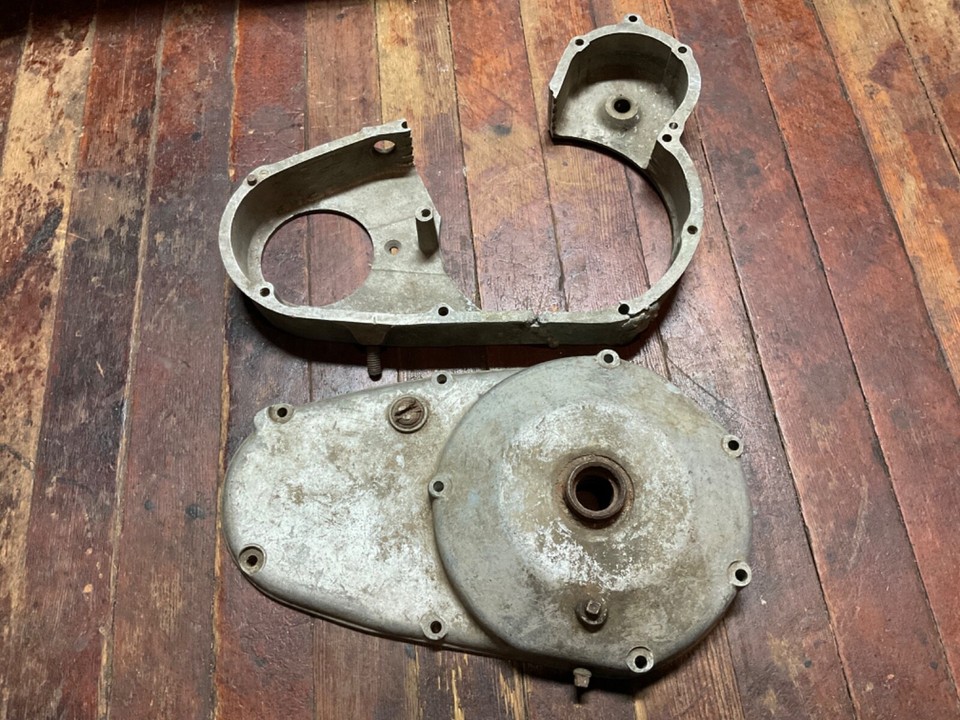 Vintage Antique Indian Motorcycle Engine Primary Covers | Vintage Part