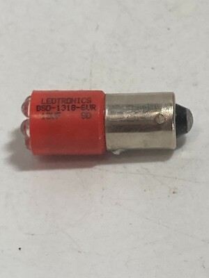 LEDTRONICS BSD-1318-6UR LED BULB RED BAYONET 13VF | eBay