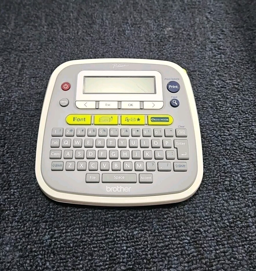 TESTED WORKING Brother P-Touch PT-D200 Label Thermal Printer w/ Power ...