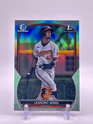 Leandro Arias 2023 Bowman BCP-84 1st Bowman Lunar Glow Refractor ...