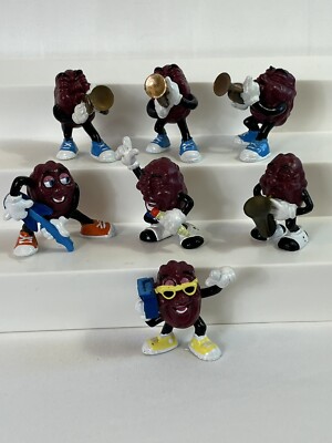 California Raisin Band Figure Toys Lot of 7 Applause 1980’s | eBay