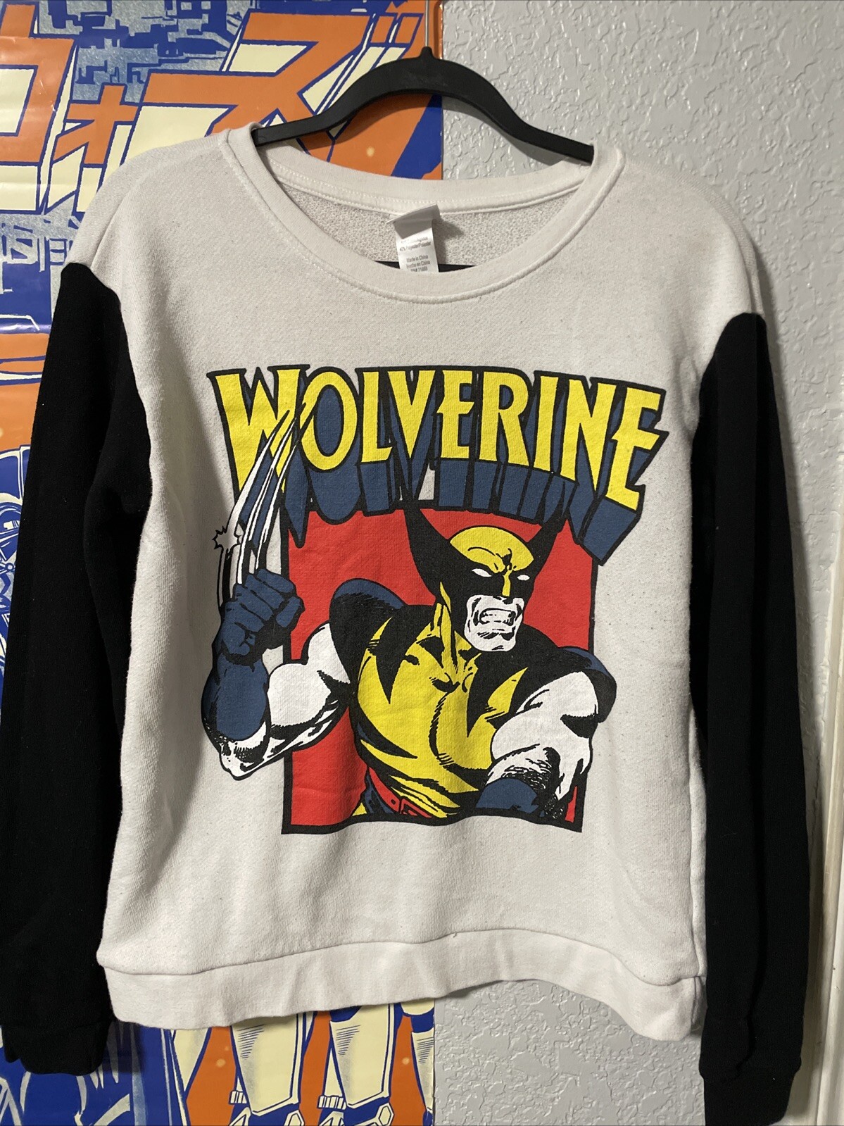 X-Men The Wolverine Retro Art Sweater Women’s Size L … - Gem