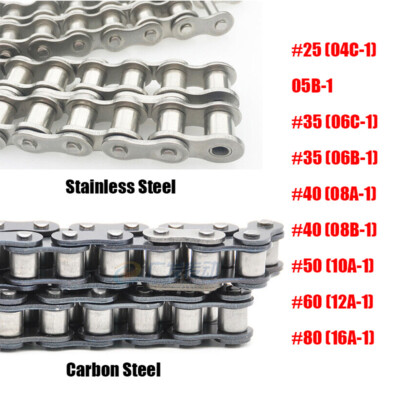 Simplex Roller Chains 04C, 05B, 06B, 06C, 08B, 10A, 12A, 16A ...