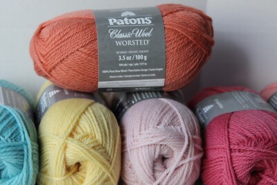Patons Classic Wool worsted yarn-sold per skein-13 colors to choose | eBay