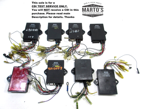 POLARIS CDI BOX TEST ALL MODELS SL SLT SLTX VIRAGE GENESIS 700 1200 750 ...