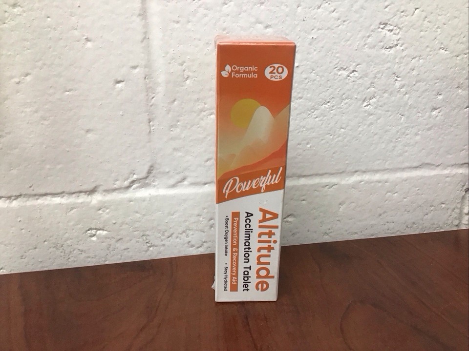 Altitude Acclimation Tablet 20Ct Tablets Powerful Organic Formula Exp ...