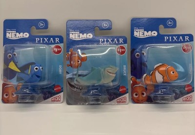 Finding Nemo Disney Pixar Mini Figure Set - Dory, Bruce, Nemo - NEW IN ...