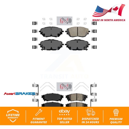 Front Rear Ceramic Disc Brake Pads Kit For Toyota C-HR KNF-101699 | eBay