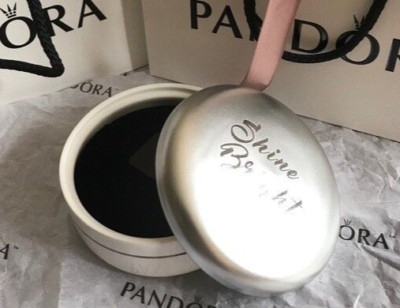 PANDORA | SHINE BRIGHT KEEPSAKE JEWELRY BOX NEW B800704 RARE RETIRED ...
