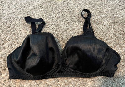 Vintage Montgomery Ward Black Bra Size 36B Style 3332 EUC Wireless ...