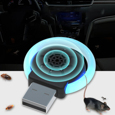 Ultrasonic Mosquito Repeller Car Insect Repeller USB Direct Plug-in ...