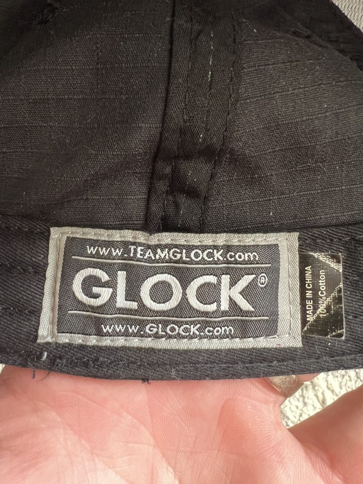 Black Glock Perfection Patch Hat. Embroidered American Flag on back | eBay