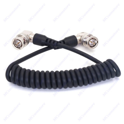 SDI 12G Video 75 Ω Coaxial Cable Camera SDI Spring Wire Elbow BNC To ...