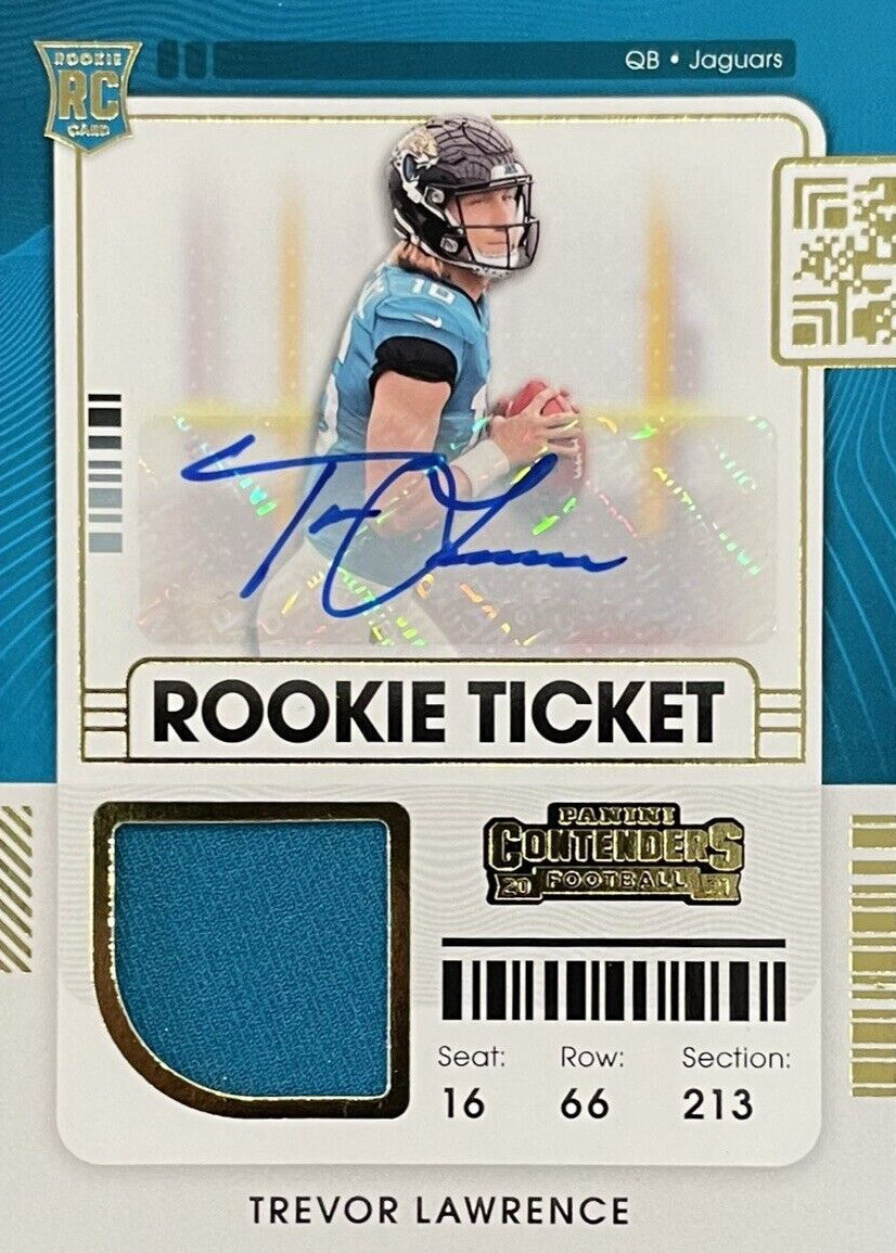 2021 Panini Contenders - Rookie Ticket Swatches Autographs #RTS-TRL ...