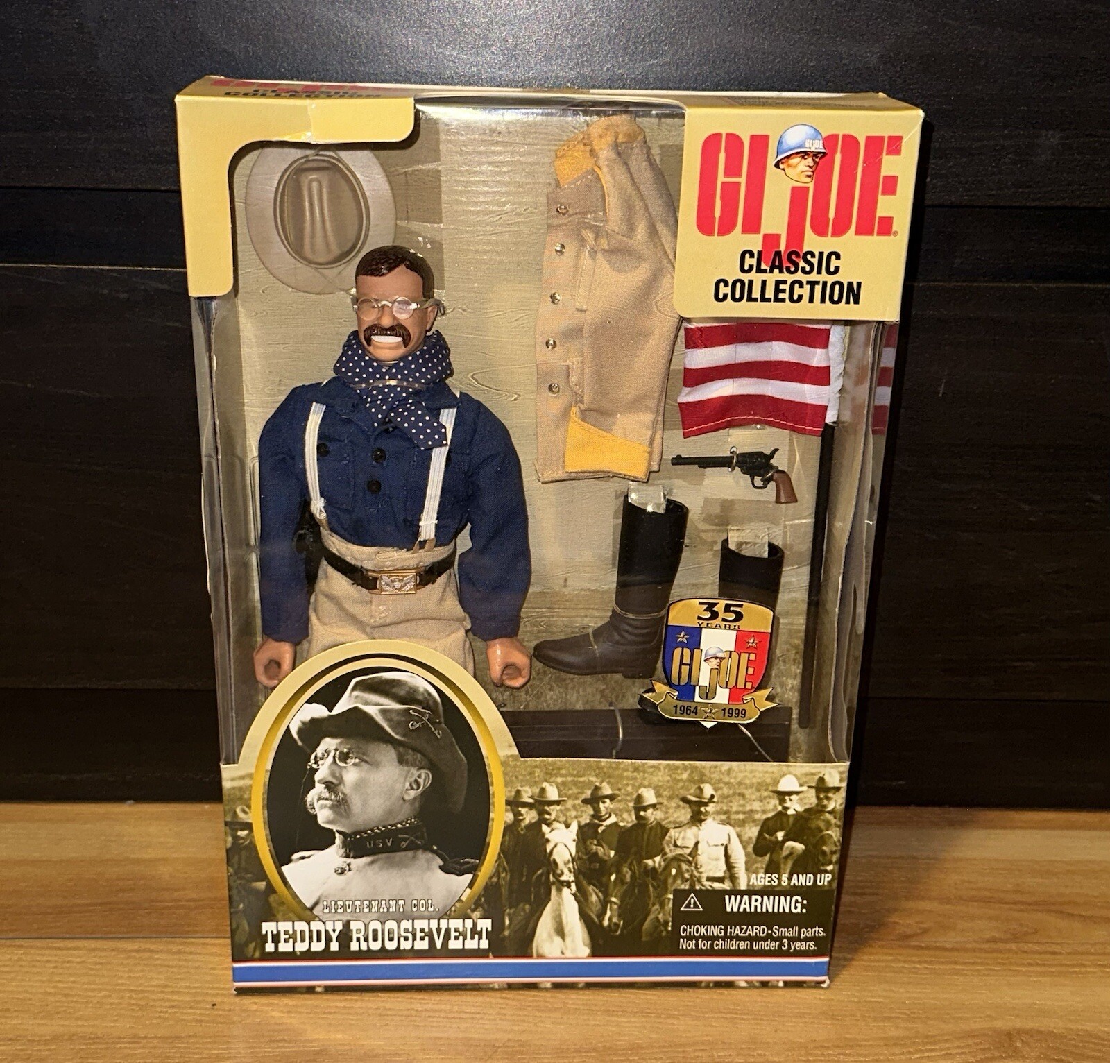 GI Joe Classic Collection 1/6 Scale Lietenant Col. Teddy Roosevelt 12 ...