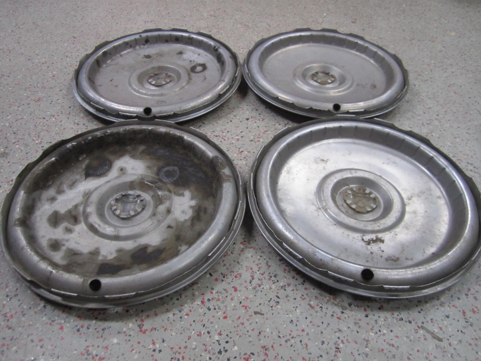 1953 1954 Ford 15" Skyliner Sunliner Victoria Stainless Wheel Covers ...