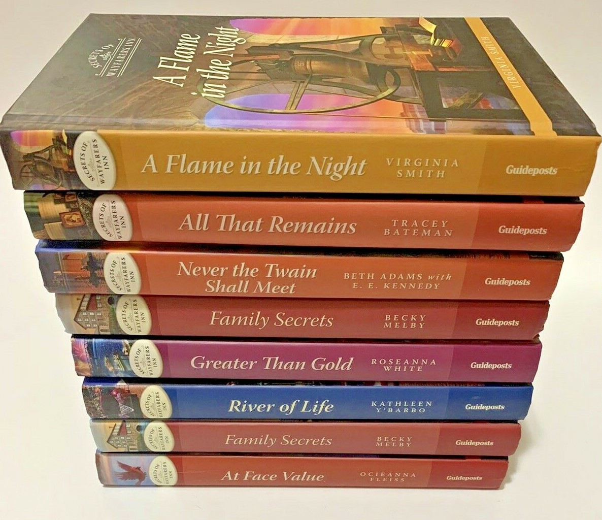 Lot of 8 Guideposts Secrets of Wayfarers Inn Novels Hardcover (1 Repeat ...