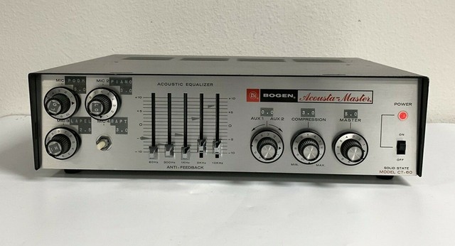 LSI Bogen Acousta-master Acoustic Equalizer Ct-60 as Is for sale online ...