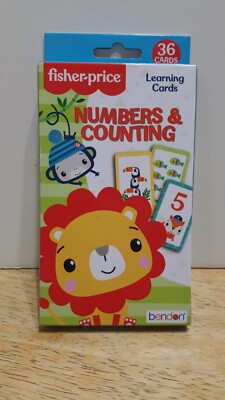 Fisher Price Learning Cards Numbers and Counting Flash Cards (36 Cards ...