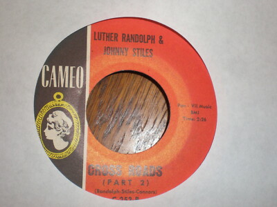 Luther Randolph & Johnny Stiles 45 Cross Roads CAMEO | eBay
